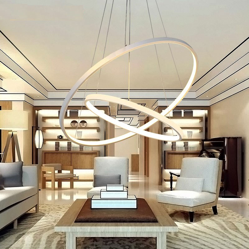 Lampara led de Aros flotantes Airstream - Casas Increíbles